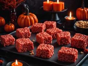Gross "Raw Meat" Rice Krispie Treats Recipe (Easy Halloween Trick) - Smart Cooks